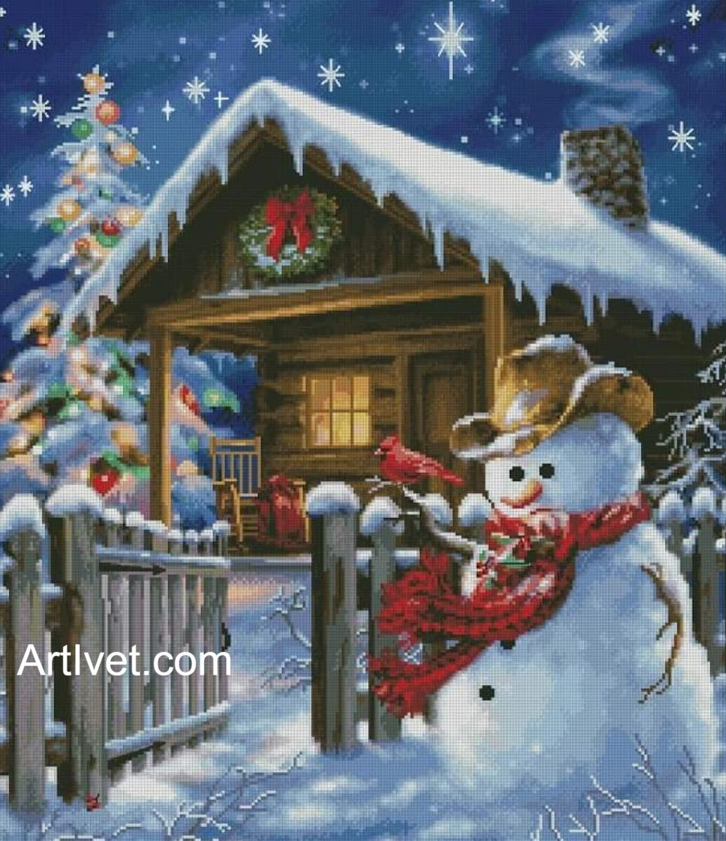 Set Goblen - La casuta de Craciun - 7cutii.com