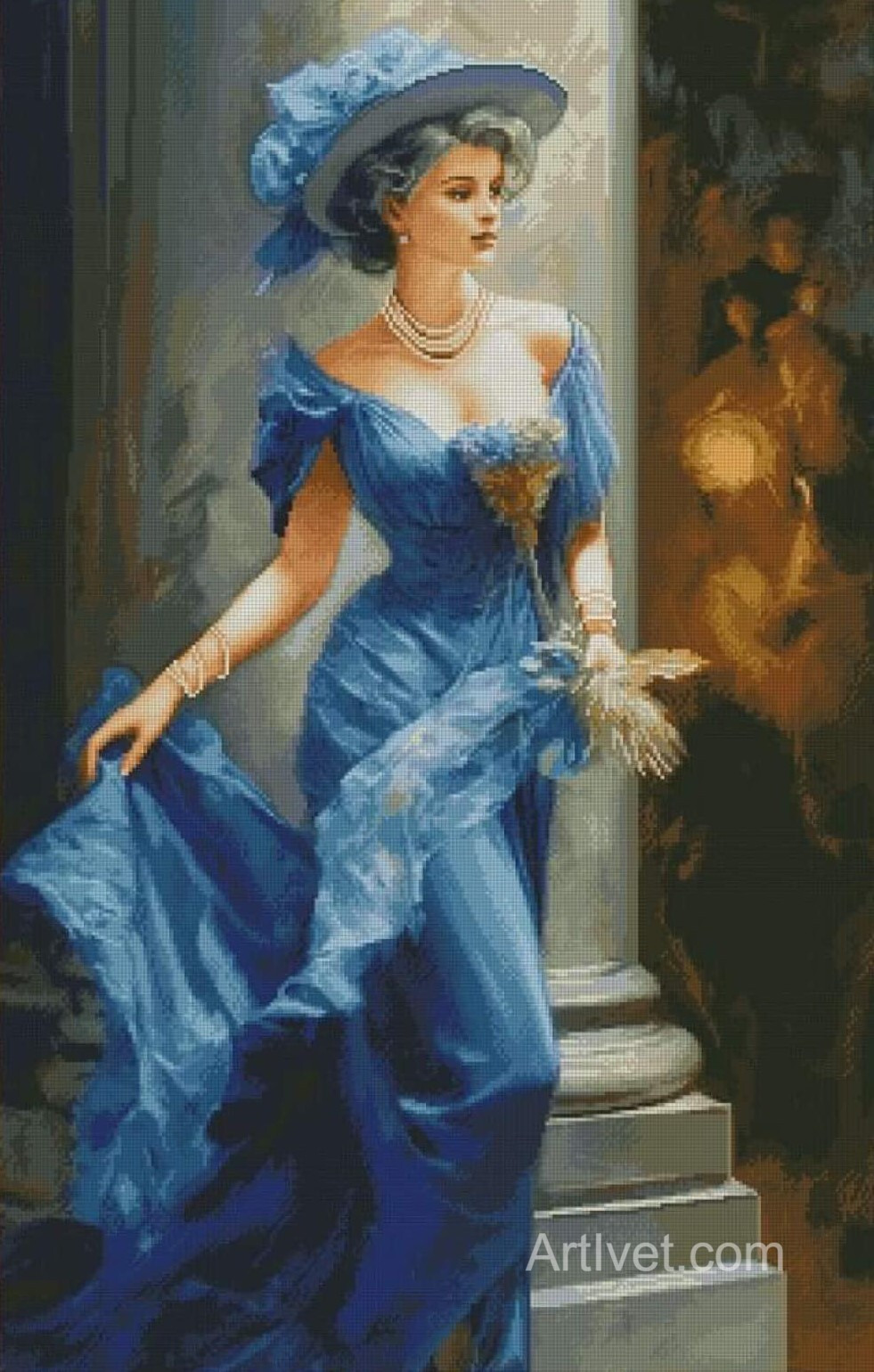 Set Goblen - Gingasie albastra - 7cutii.com