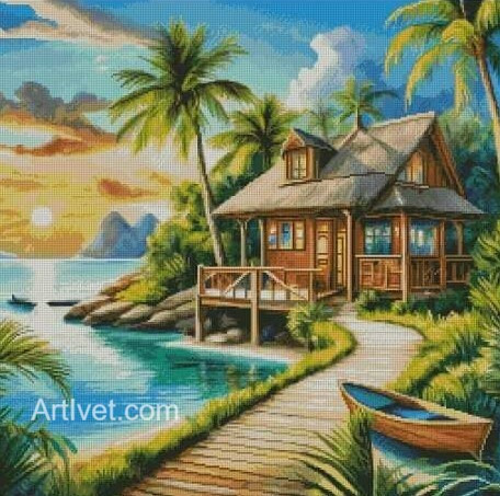 Set Goblen - Paradisul Tropical - 7cutii.com