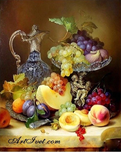 Pictura pe numere - Fructe mustoase - 7cutii.com